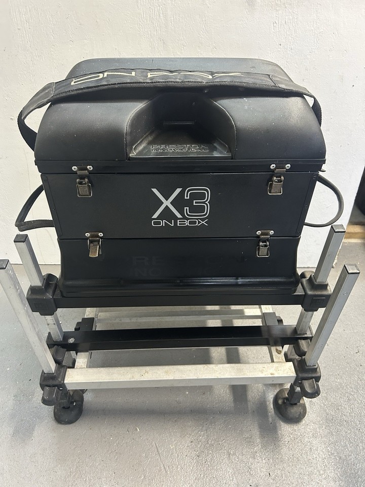 2 Preston Fishing Seat Box On Box | eBay UK