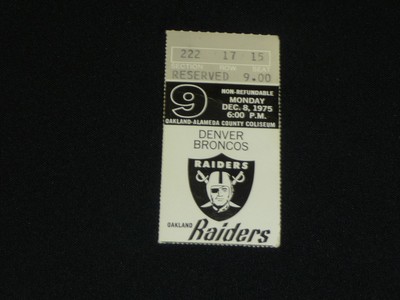 Raiders Tickets