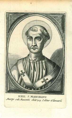 Portrait of Pope Marcellus I | eBay