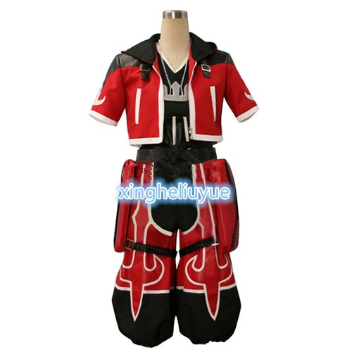 Kingdom Hearts Sora Red Uniform COS Clothing Cosplay Costume | eBay