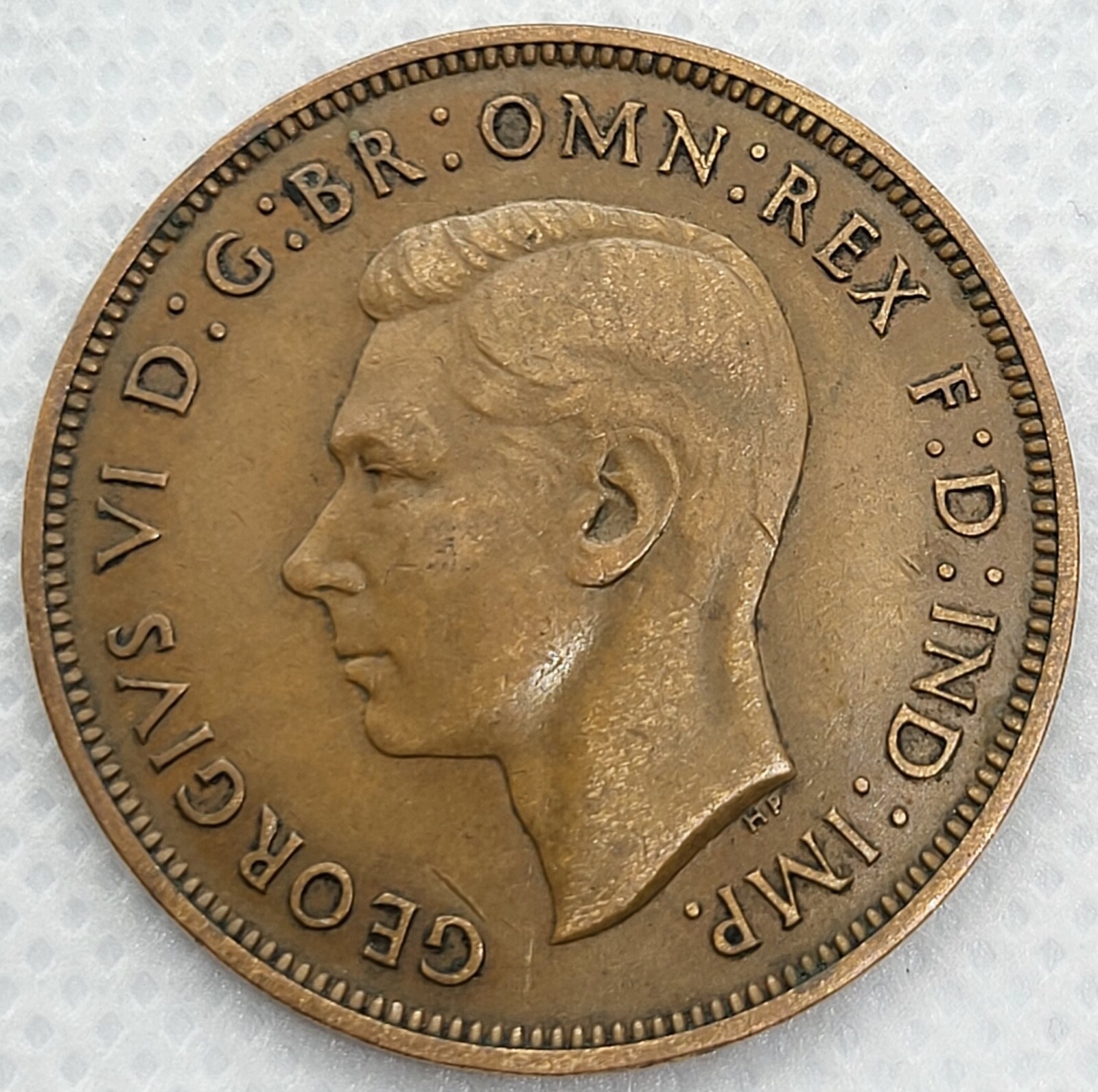 1937 One Penny King George VI Very Nice Collectible British Old Coin ...