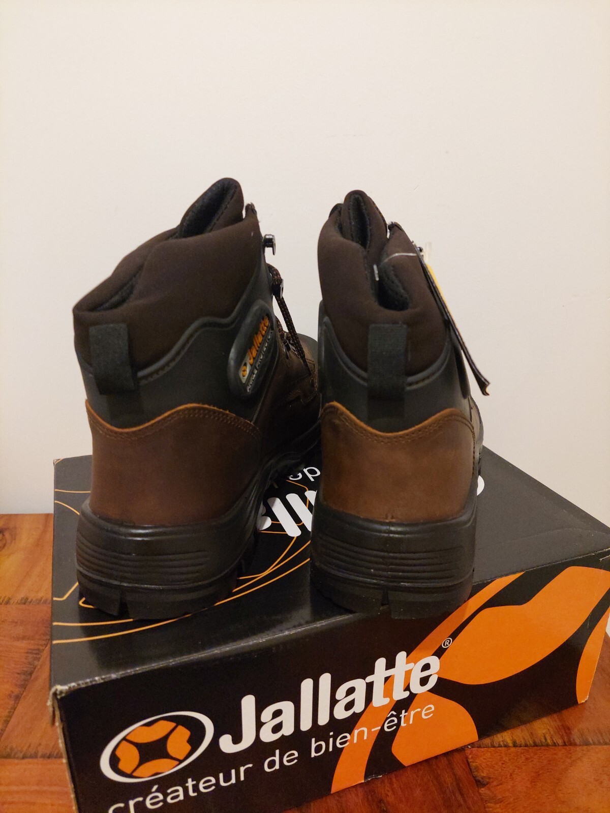 Jallatte Jalirok S3 CI Brown Lace Up Vibram Safety Work Toecap Mens ...