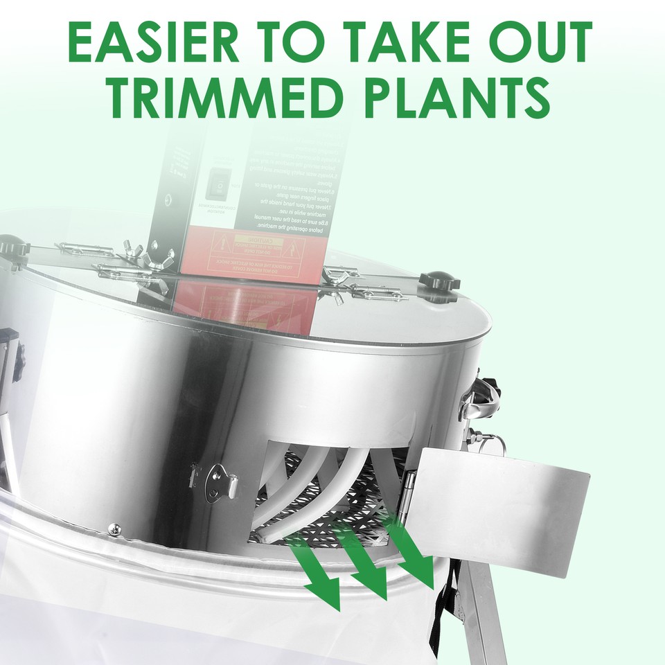 Electric Bud Trimmer 16'' Electric Leaf Trimmer Machine 300W Sharp ...