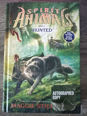 Hunted (Spirit Animals, Book 2) by Maggie Stiefvater (2014) Autographed ...