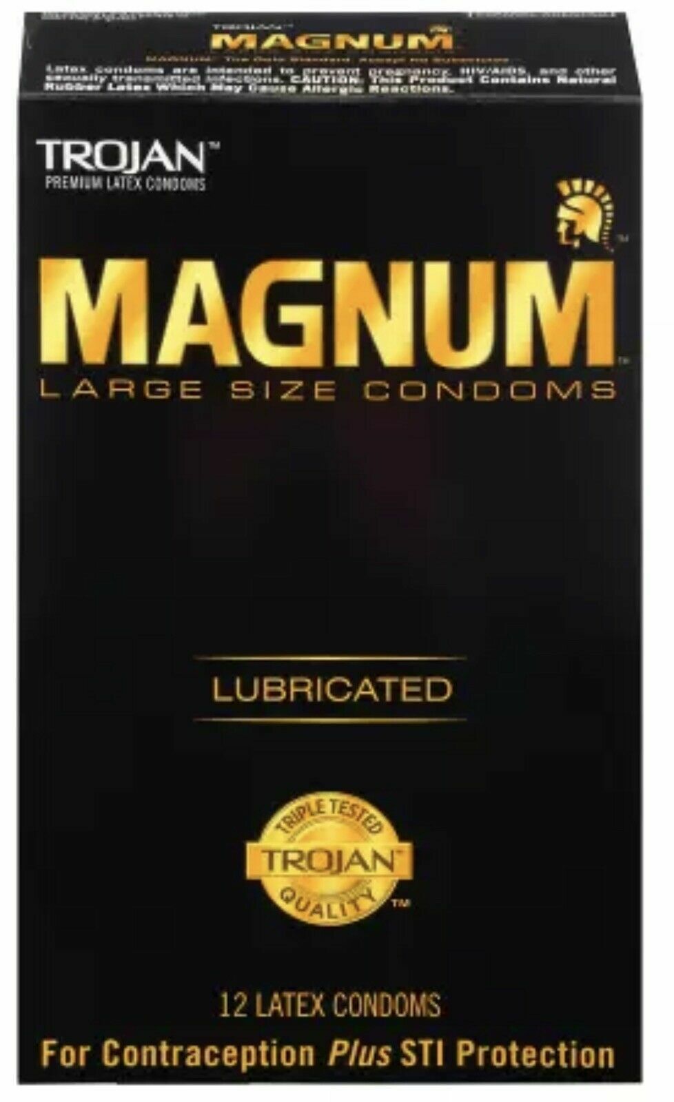 Trojan Magnum Large Lubricated Bulk Condoms No Box Choose Quantity