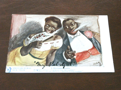 ORIGINAL ROSE O`NEIL TUCK ETHNIC POSTCARD - AMERICAN HUMOUR FROM PUCK ...