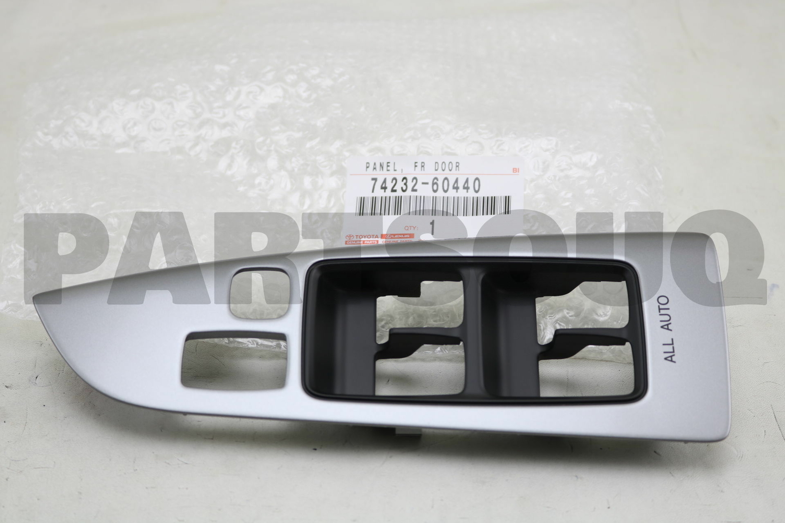 7423260440 Genuine Toyota PANEL, FRONT ARMREST BASE, UPPER LH 74232 ...
