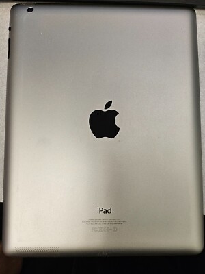 Apple iPad 4 A1458 16GB Wi-Fi Only Silver iOS Tablet Fair | eBay