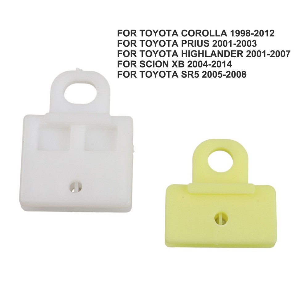 Door Glass Channel Clips 2 PCS for Toyota For Corolla 1998 to 2012 ...