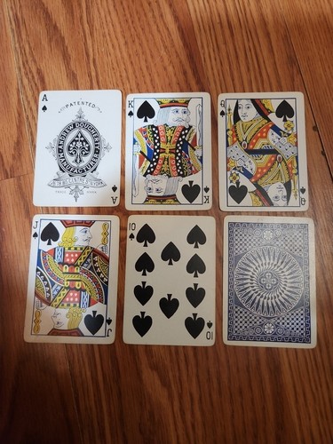 ANDREW DOUGHERTY MANUFACTURER PATENTED NO JOKER OR BOX PLAIN EDGES ...