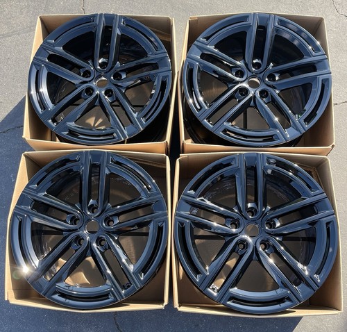 Rivian 22" Gloss Black Wheels OEM Forged Rims R1T R1S Factory Original ...