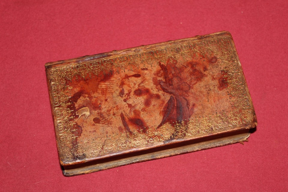 Book box Book safe probably 18th century religious now hollow leather ...
