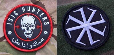 Syrian PMC Forward Contractor Patches - ISIS Hunters & Slavic Corps ...