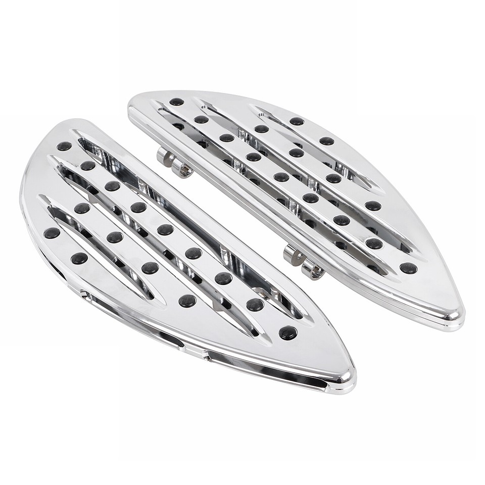 Chrome Front Rear Floorboard Foot Pegs Fit For Harley Touring Electra ...