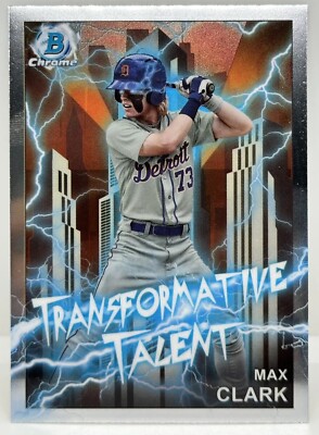 2023 Bowman Chrome Draft Max Clark Transformative💪 Talent Prospect 🌟 ...