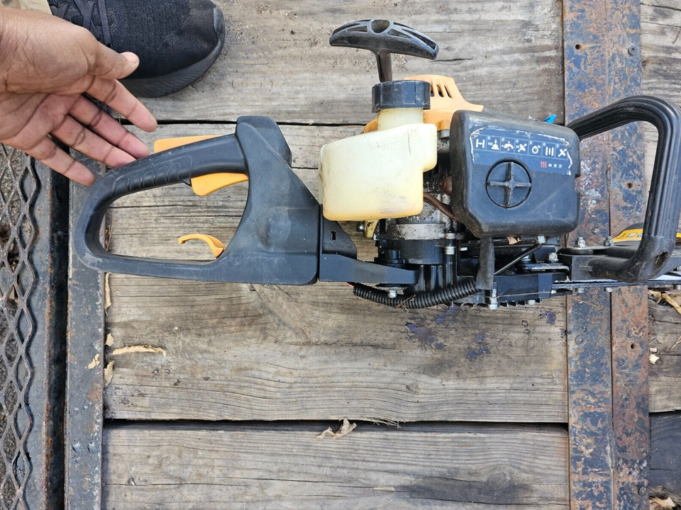 POULAN PRO 22" GAS POWERED DUAL GAS HEDGE TRIMMER 23CC 2-CYCLE ...