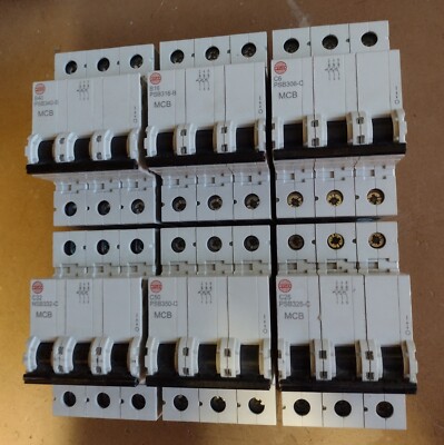 Wylex PSB T.P MCB 63A, 50A, 40A, 32A, 25A, 16A, 10A, 6A Type B & C 10k 3 Pole | eBay UK