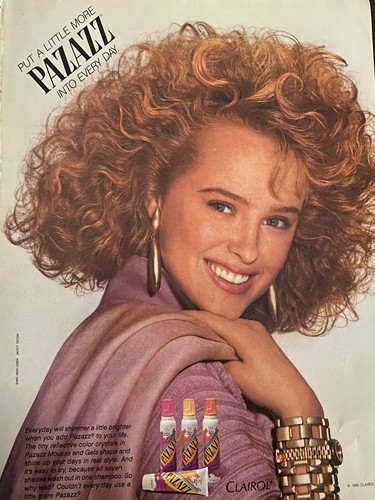 Clairol, Pazazz Mousse and Gels, Full Page Vintage Print Ad | eBay
