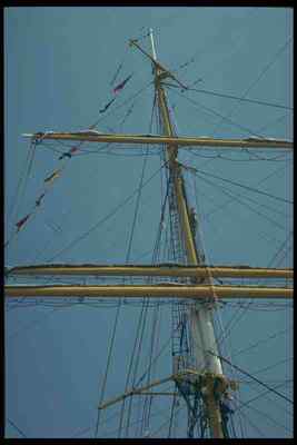 metal sign tall sail boats ship 257090 mast and rigging of the ...