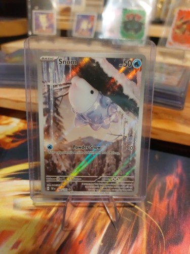 Pokemon Card - Snom Temporal Forces 168/162 Illustration Rare Full Art ...