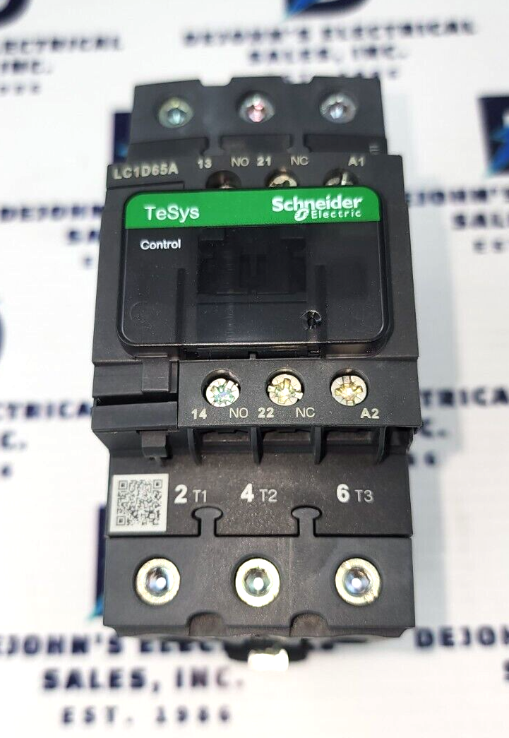 SCHNEIDER ELECTRIC LC1D65AG7 65AMPS 600V 40HP@480V 120V COIL 3 PHASE ...