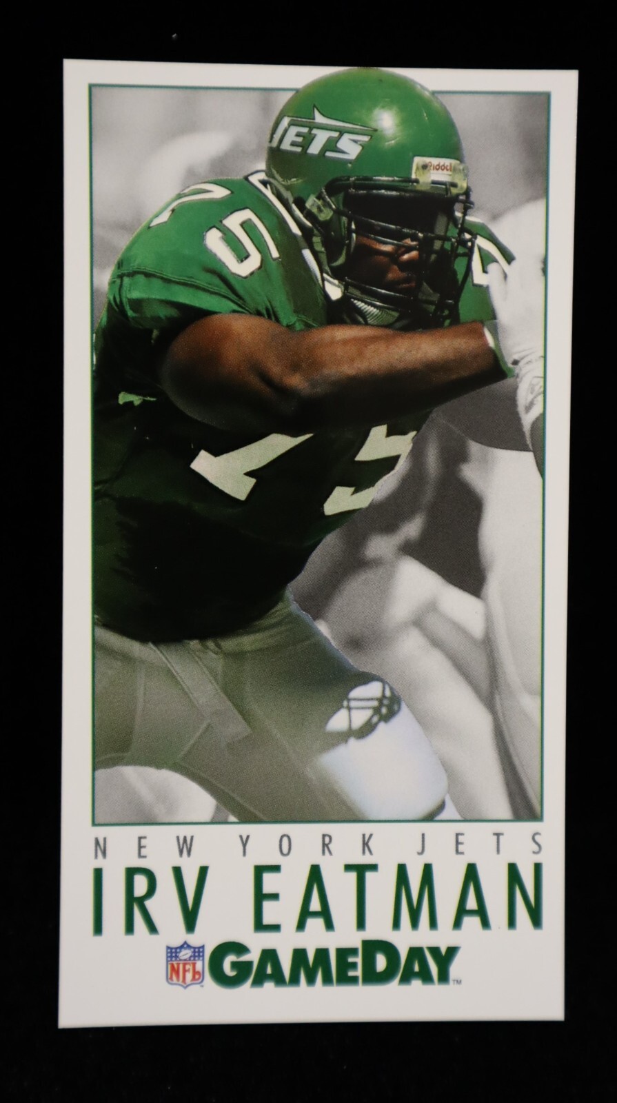 1992 Irv Eatman New York Jets GameDay Card #201 | eBay