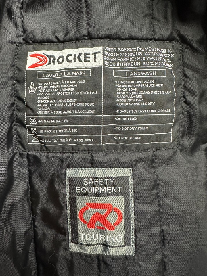 Joe Rocket Ballistic Series Size L Unisex Armored Motorcycle Jacket ...