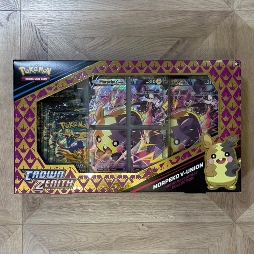 Pokémon TCG Crown Zenith Morpeko V-UNION Premium Playmat Collection Box ...