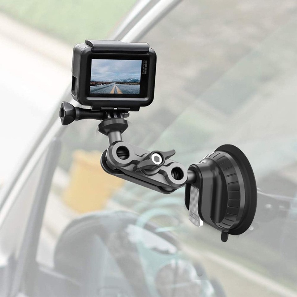 New Camera Holder Suction Cup Car Mount Stand for GoPro Hero DSLR Nikon ...
