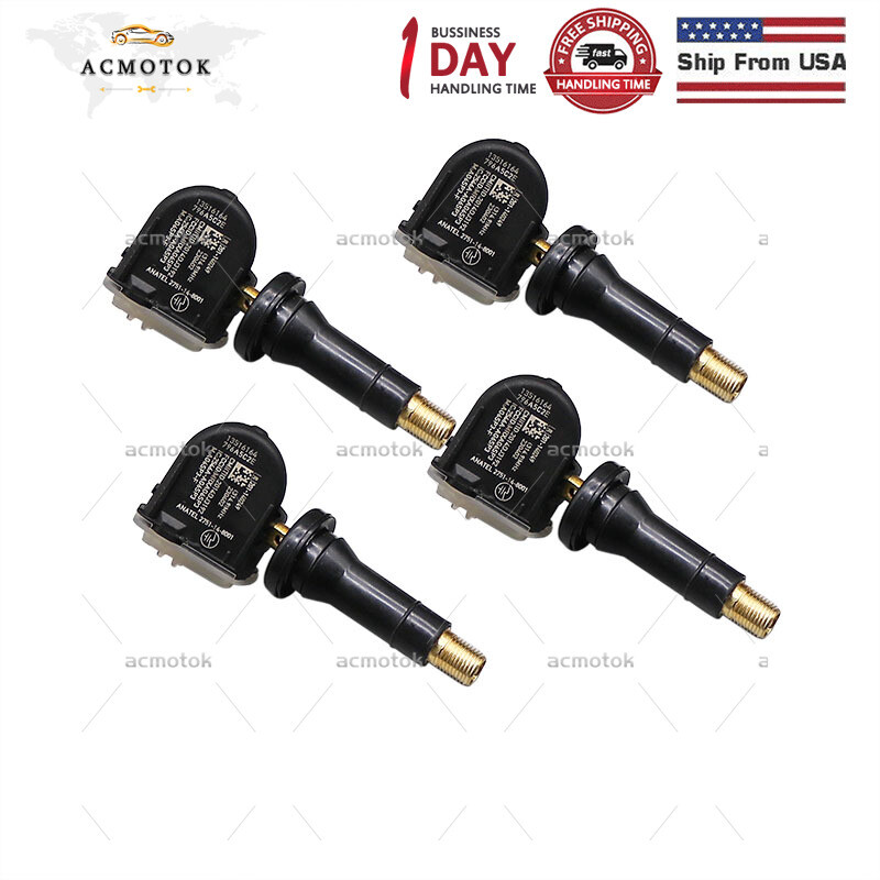 Set of (4) New Tire Pressure Monitor Sensor TPMS 13516164 13598772 For ...