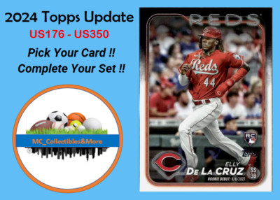 2024 Topps Update Series - You Pick Complete Your Set US176 - US350 Buy ...