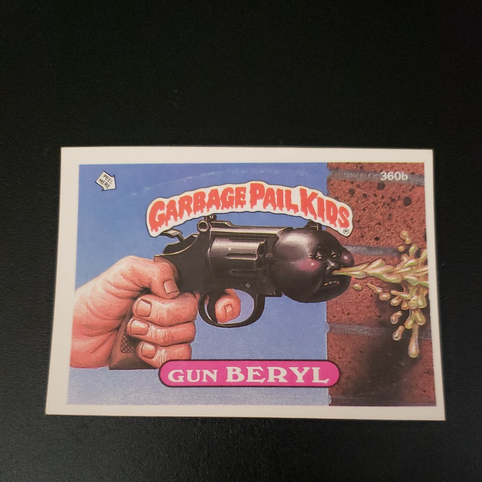 1987 Garbage Pail Kids 360b GUN BERYL ORIGINAL SERIES 9 GPK Card | eBay
