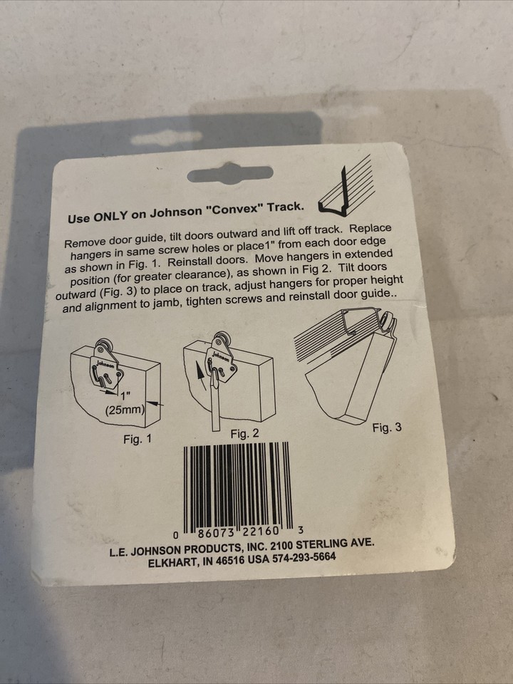 LE JOHNSON 2216 PPK2 Door Johnson Replacement Hanger | eBay