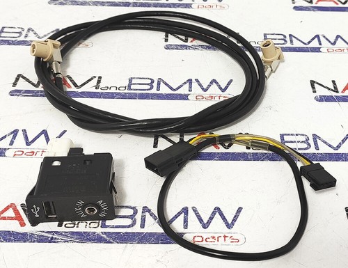 BMW Mini HSD cable with USB AUX socket dongle CIC and NBT systems LONG ...