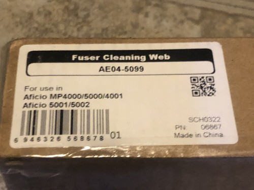 1Pc Fuser Cleaning Web AE04-5099 Fit For Ricoh MP 4000 5000 4001 4002 ...