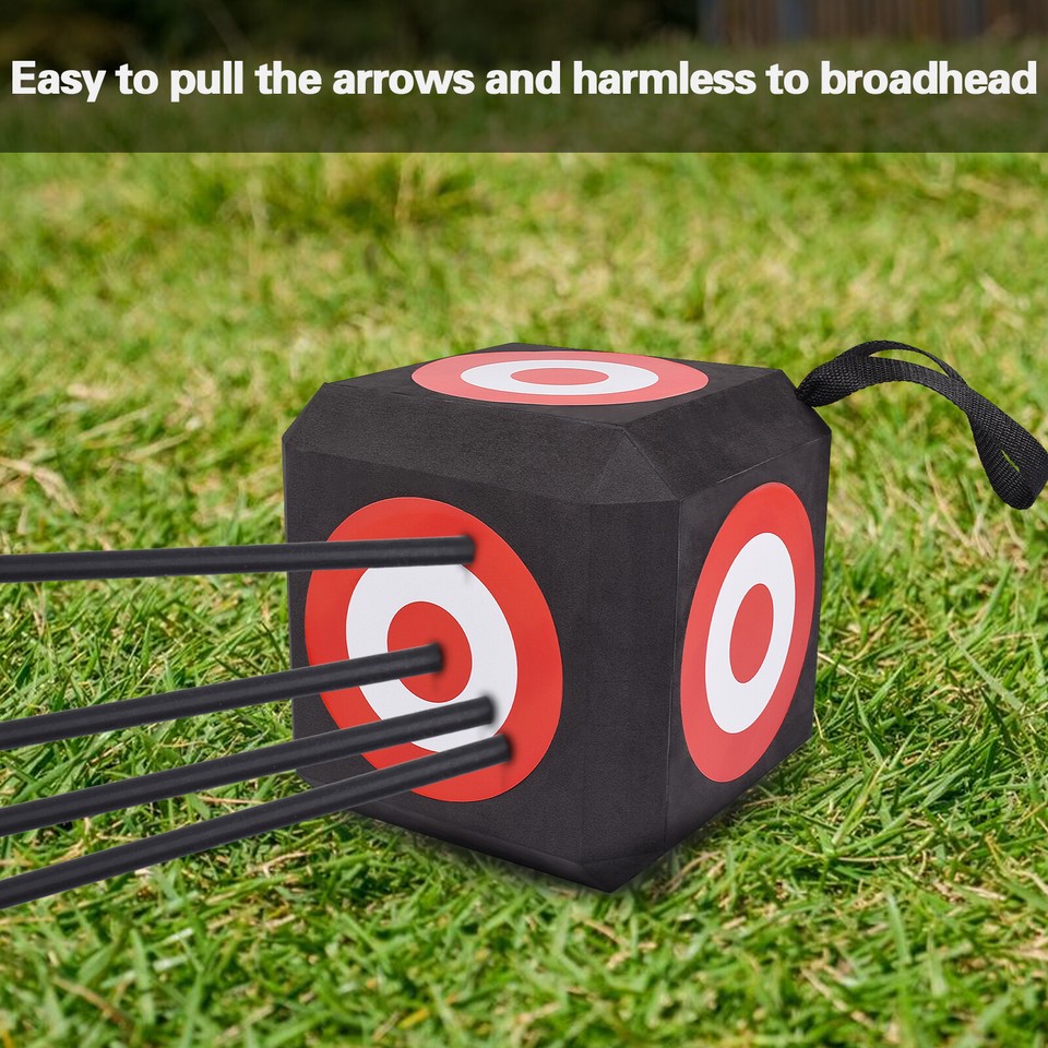 Archery Target Cube Eva Foam Training 6 Sides Square for Recurve ...