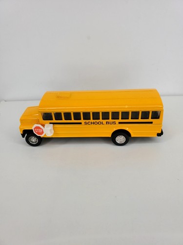 Yellow School Bus 5" Toy Model Car Diecast Metal Model Car Pull Back ...