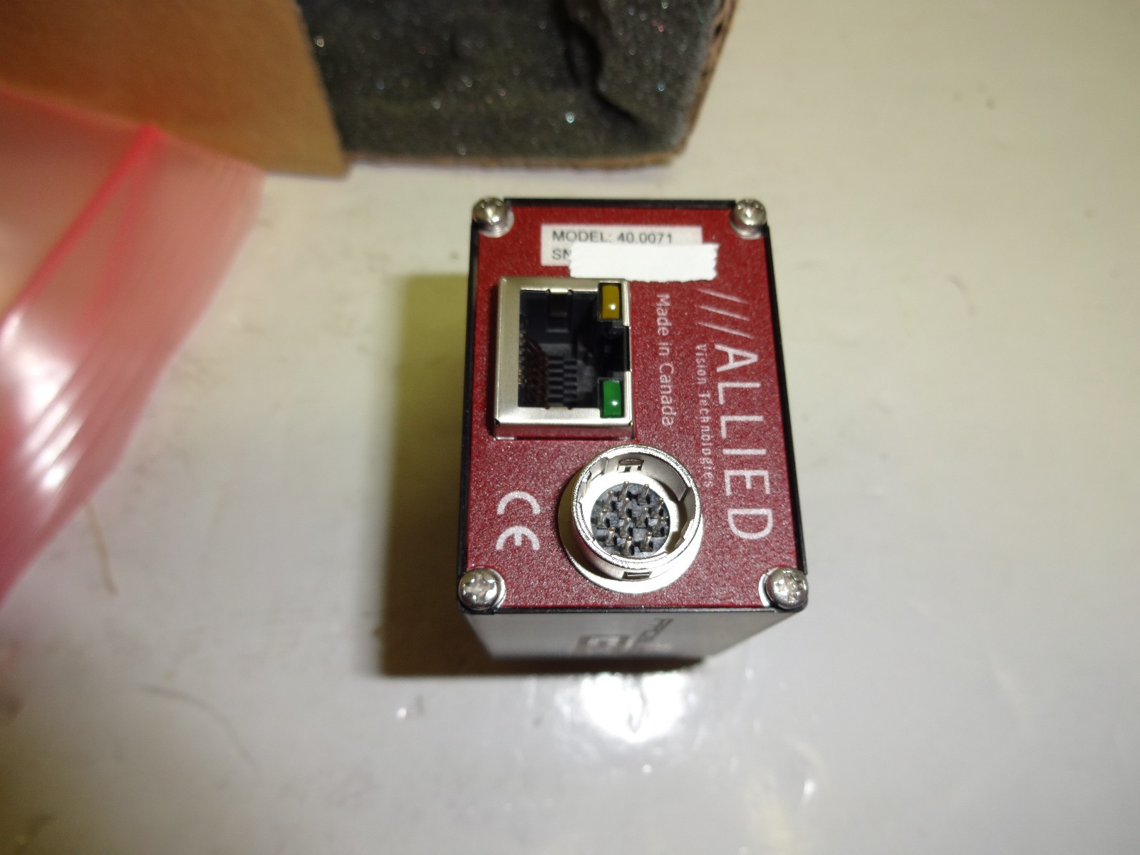 Allied Vision Tech Prosilica GC 40.0071 GigE Vision Camera New | eBay