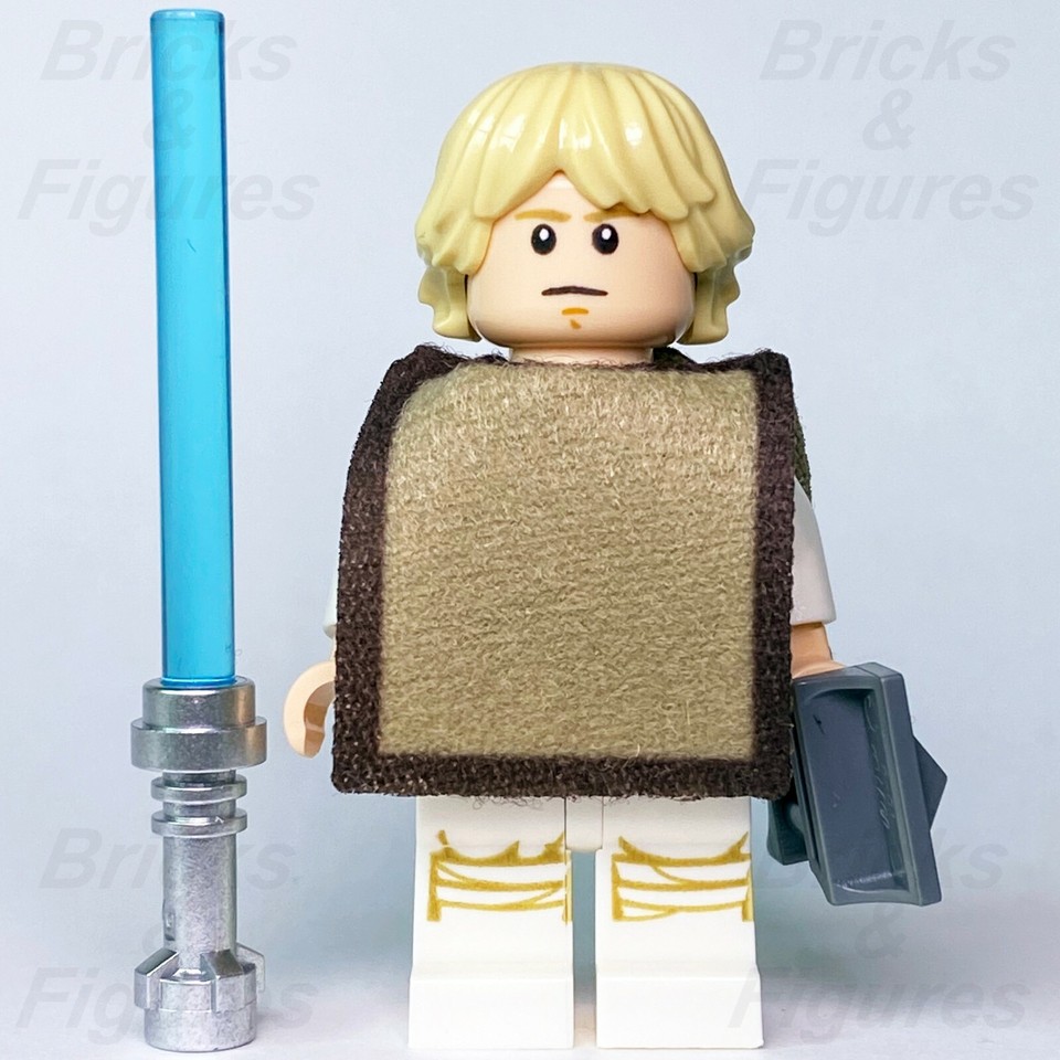LEGO® Star Wars Luke Skywalker Minifigure with Poncho Jedi Padawan ...