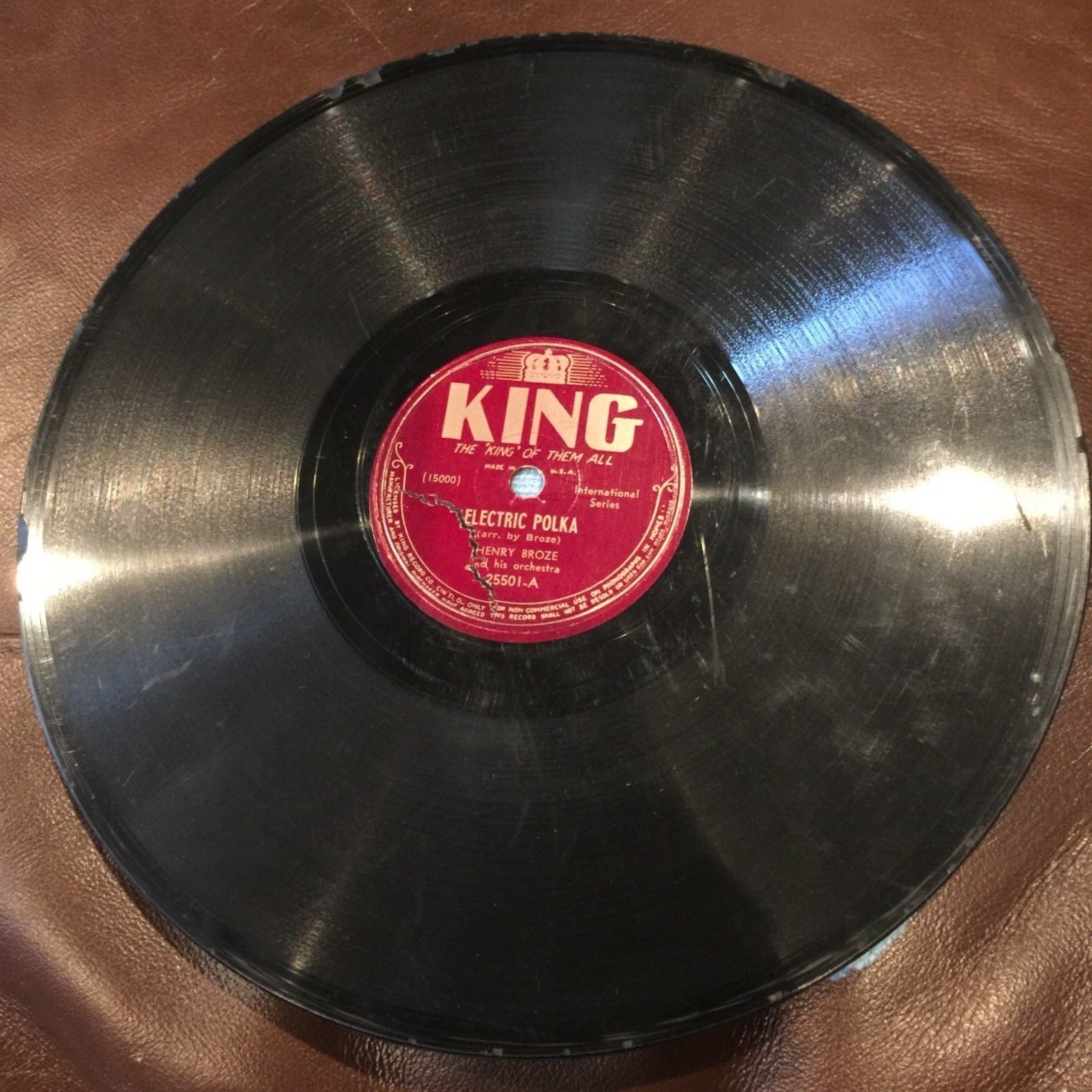 Vintage Henry Broze Electric Polka Wine Keg Polka KING Rec The King of ...