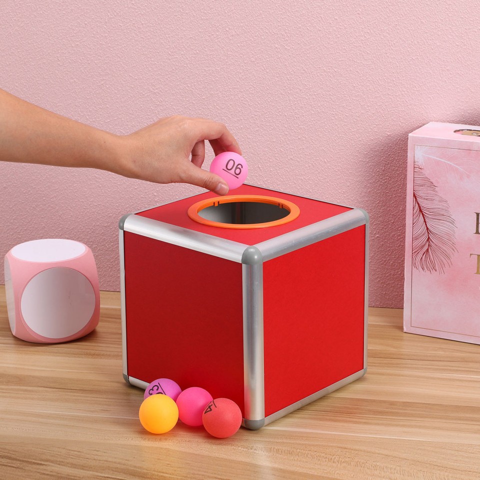 Raffle Ticket Container Card Bonus Draw Box Square Work | eBay