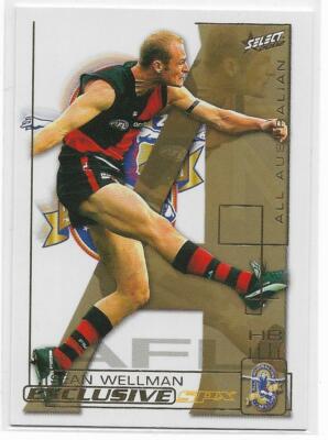 2002 Select Exclusive SPX All Australian (AA5) Sean WELLMAN Essendon ...