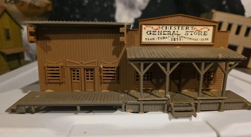 HO Scale Old West Building Chester's General Store Fully Assembled Used ...