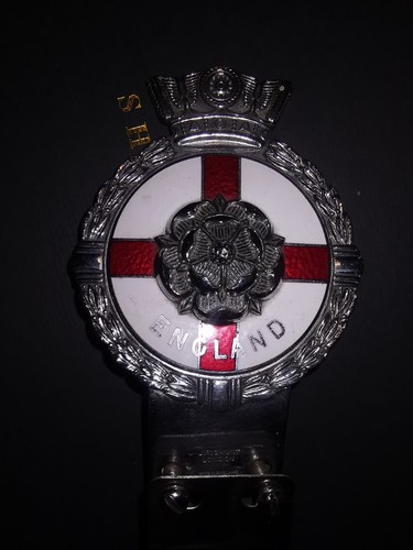 JR GAUNT 60's ENGLAND ST GEORGE'S CROSS BADGE-GB VESPA-Lambretta/MODS ...