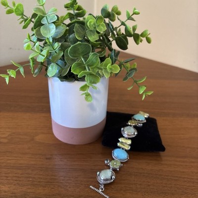 Authentic ECHO of the DREAMER Mixed Media Turquoise Toggle Bracelet ...