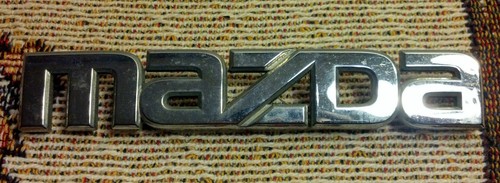 2004-2009 Mazda 3 Emblem Nameplate Script Logo Badge OEM Rear Trunk 05 ...