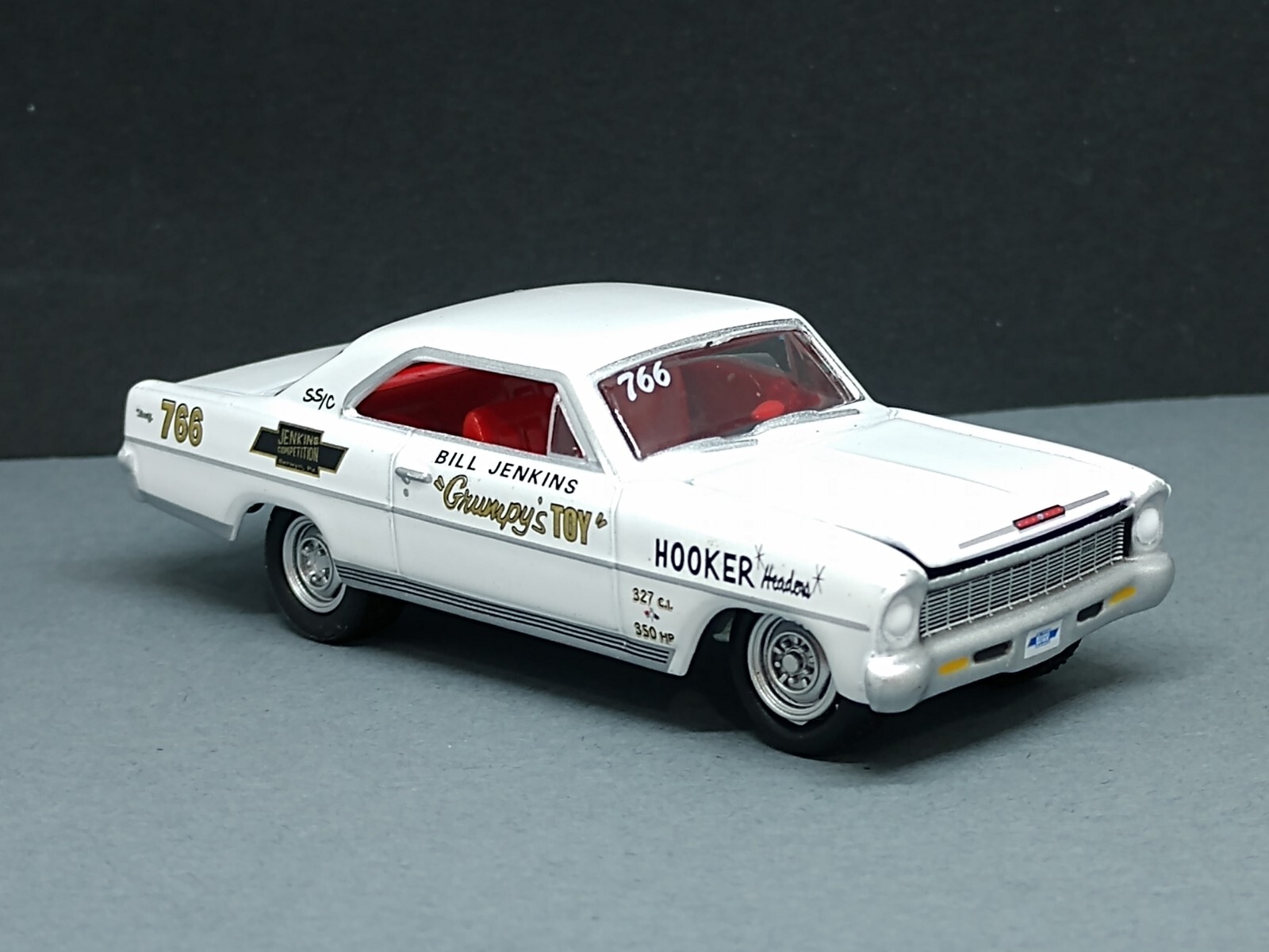 NHRA BILL "GRUMPY'S TOY" JENKINS 66 CHEVY NOVA COLLECTIBLE 1/64 LIMITED ...