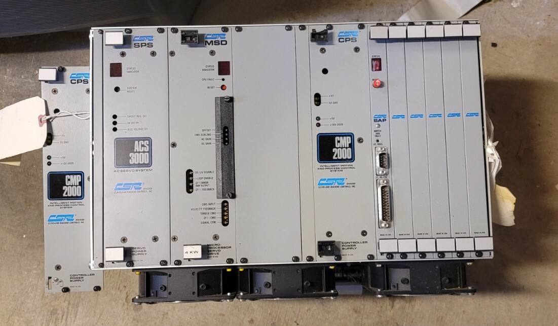 CLEVELAND MACHINE CONTROLS CMC SERVO SYSTEM UNTESTED ACS 3000 CMP 2000 ...