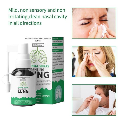 1/2Pcs Herbs Lung Cleansing& Throat Relief Mouth Spray -20ml-Nice | eBay