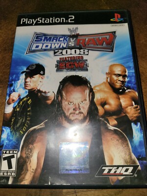 WWE SmackDown vs. Raw 2008 Featuring ECW (Sony PlayStation 2, 2007) | eBay